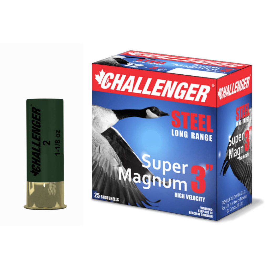 CHALLENGER Super Magnum 12GA 3" 1-1/8oz #BB Steel – Outdoor Gear Co.