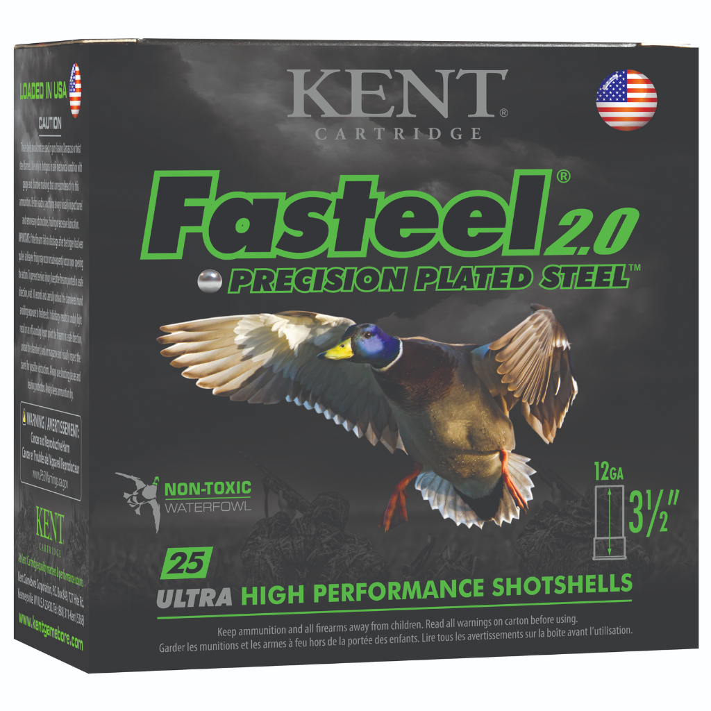 KENT Fasteel 2.0 12GA 3-1/2" 1-3/8oz #3 Steel – Outdoor Gear Co.